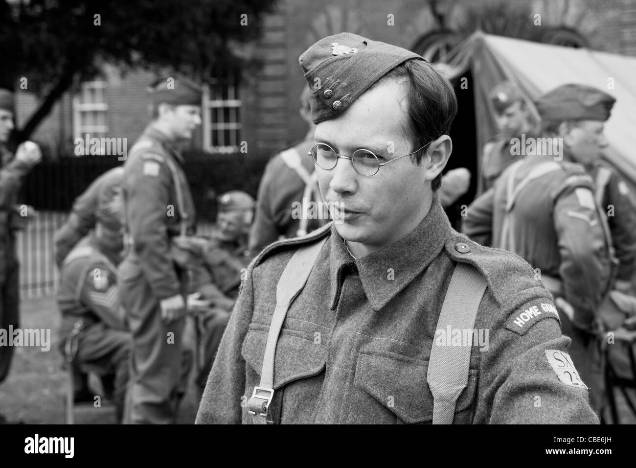 Royal Marines Museum 1940's day Stock Photo - Alamy