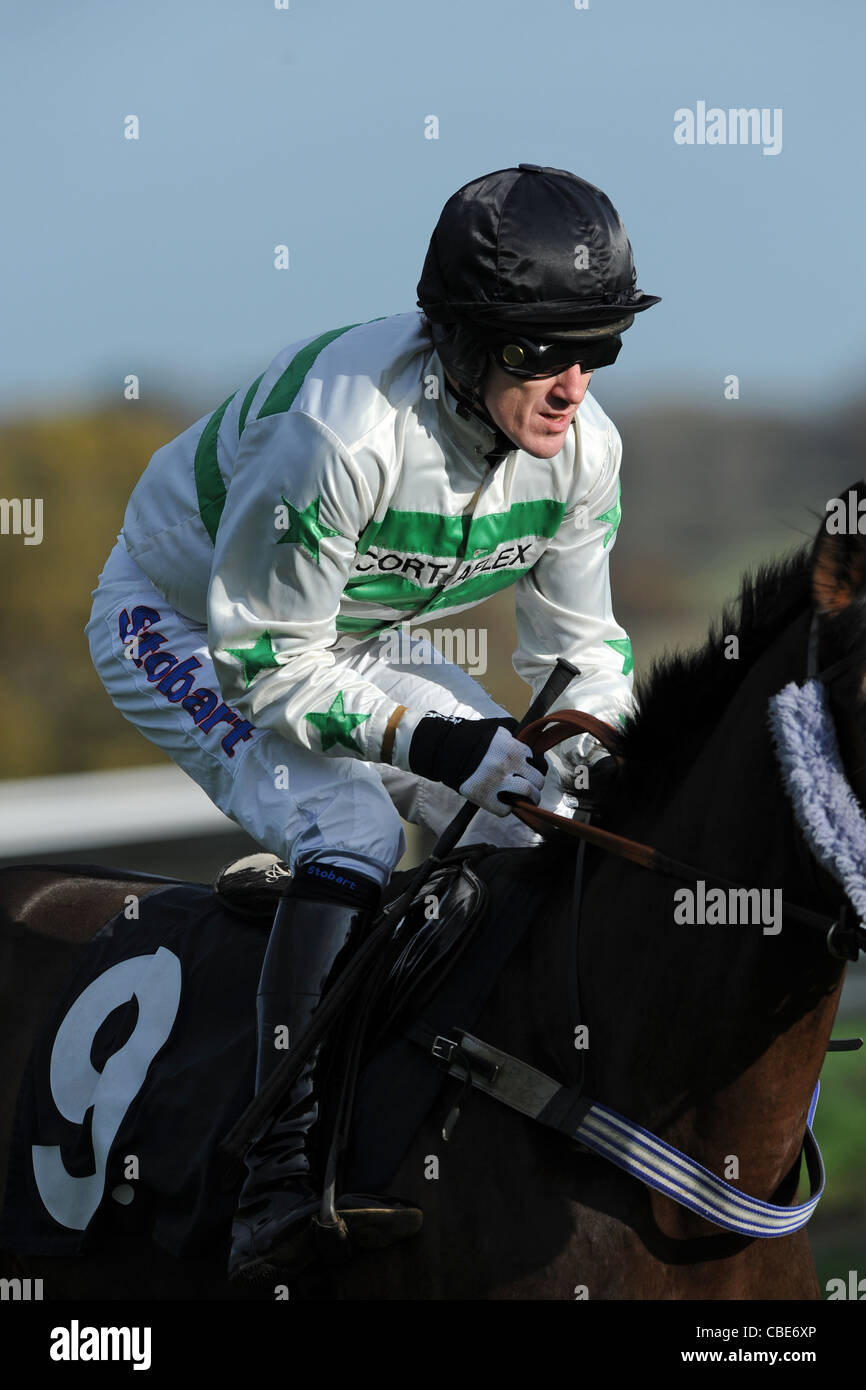 Jockey Tony McCoy in action during a Horse Race Stock Photo - Alamy