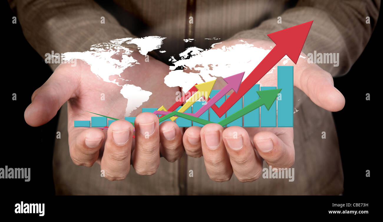 Bar graph showing success hi-res stock photography and images - Alamy