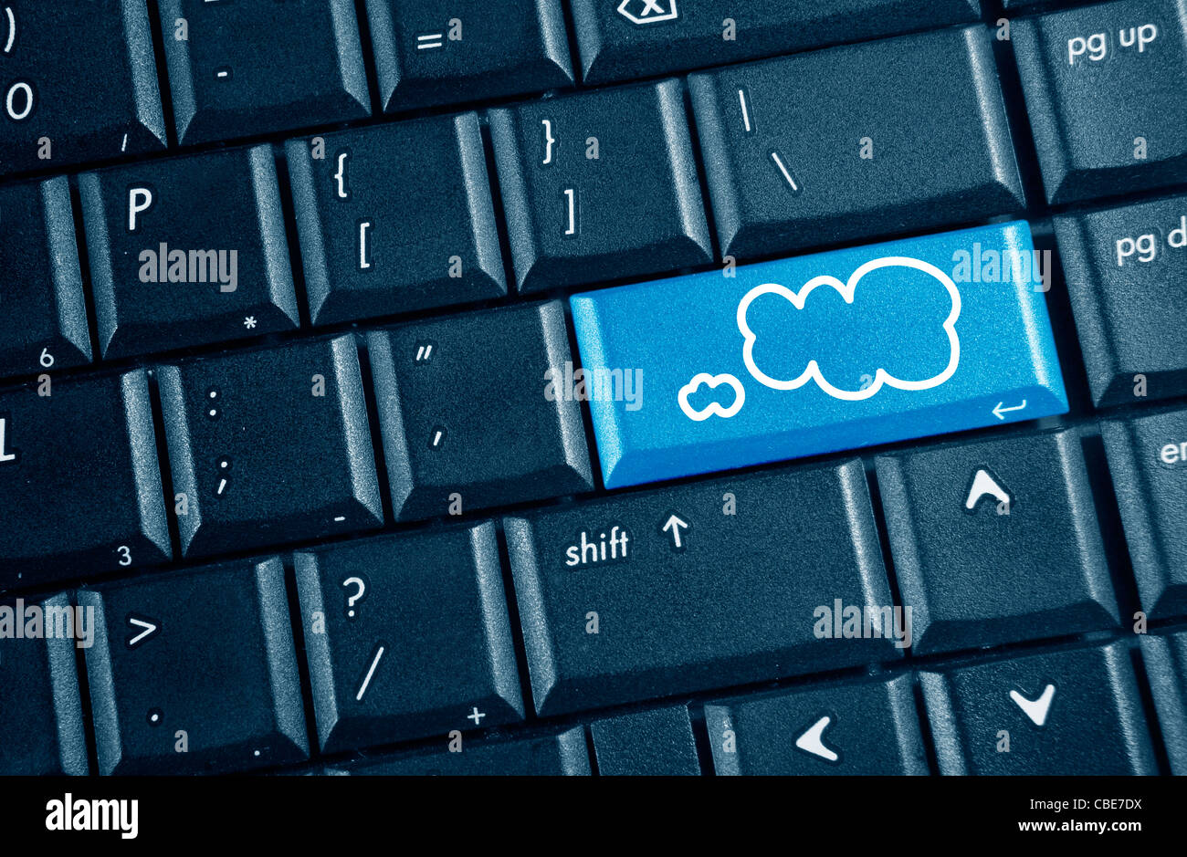 Cloud computing button server hi-res stock photography and images - Alamy