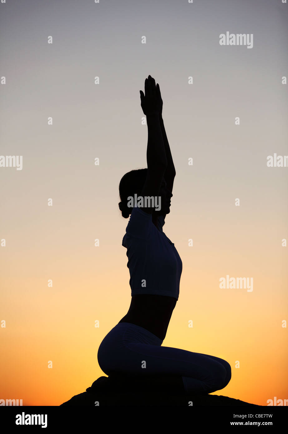 Young woman practicing Tai Chi South India Stock Photo - Alamy