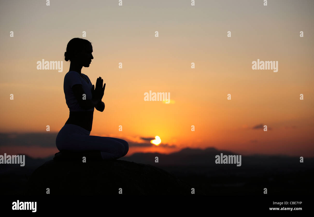 Young woman practicing Tai Chi South India Stock Photo - Alamy