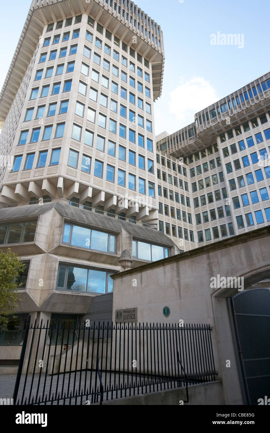 the ministry of justice building London England Uk United Kingdom Stock ...
