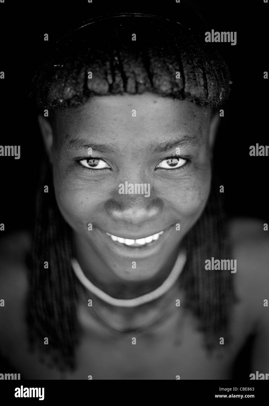 Mucawana Girl Called Capahepe, Village Of Soba, Angola Stock Photo - Alamy