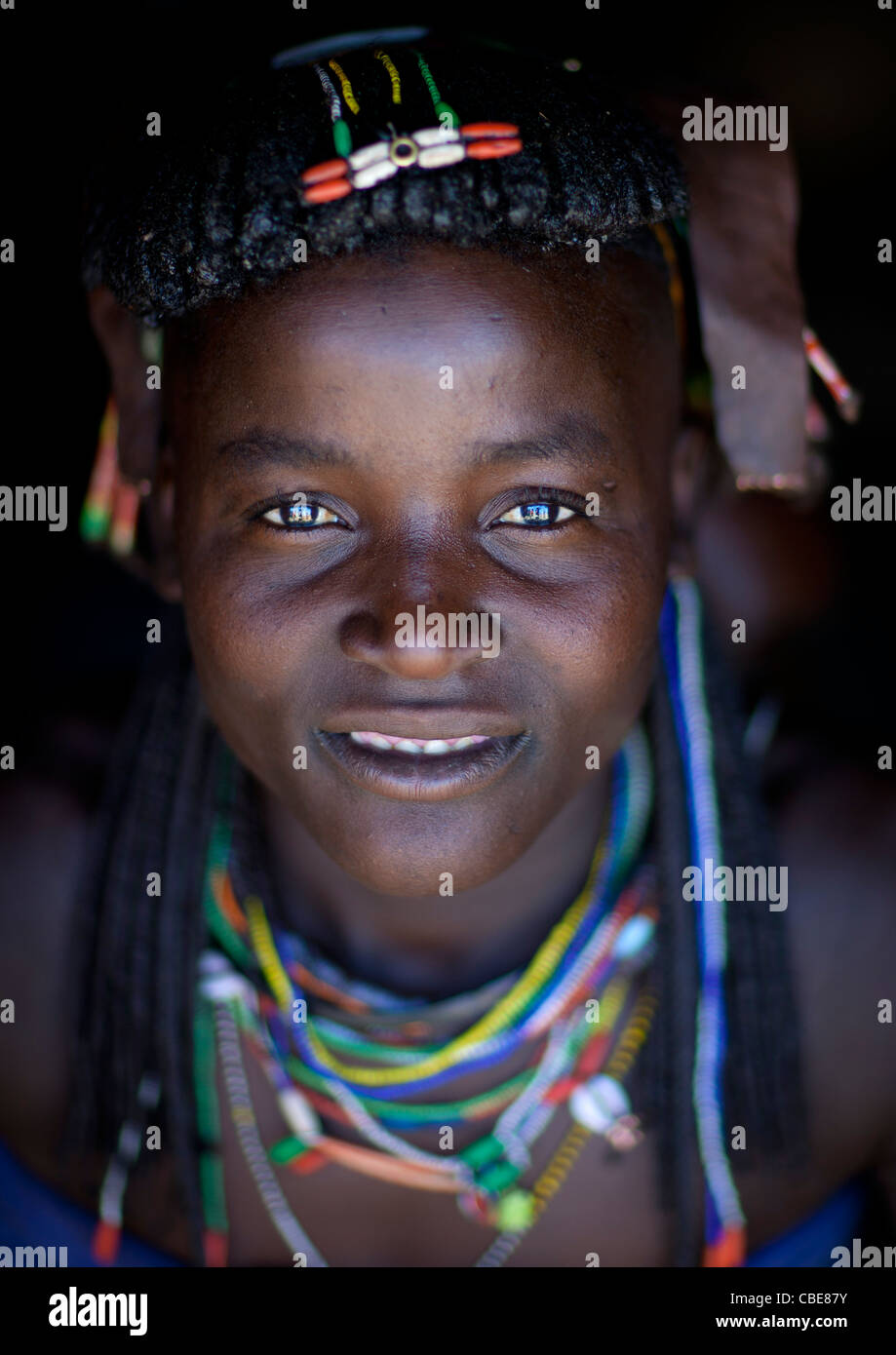Mucawana Woman, Village Of Soba, Angola Stock Photo - Alamy
