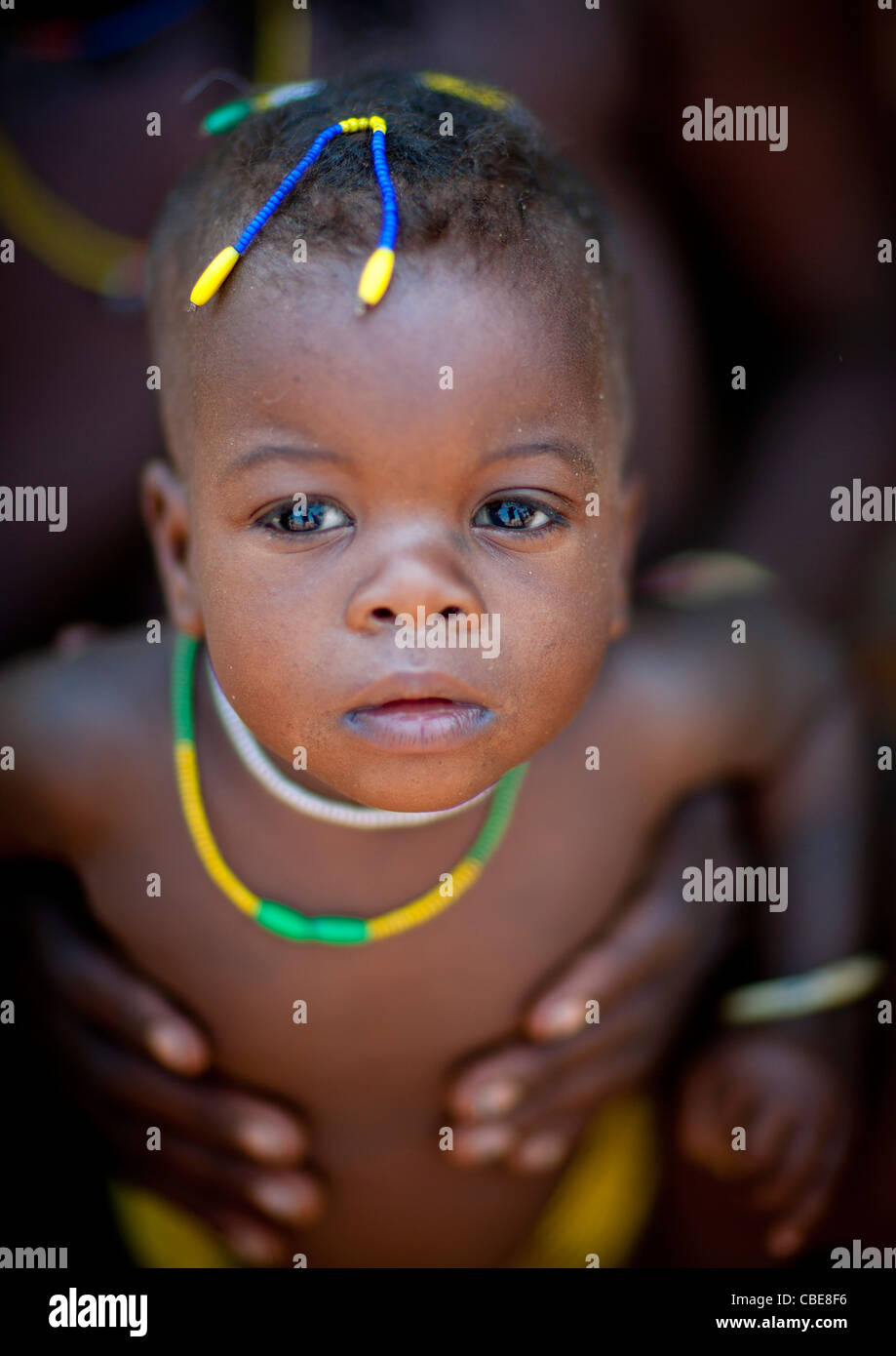 Mucawana Baby, Village Of Soba, Angola Stock Photo - Alamy