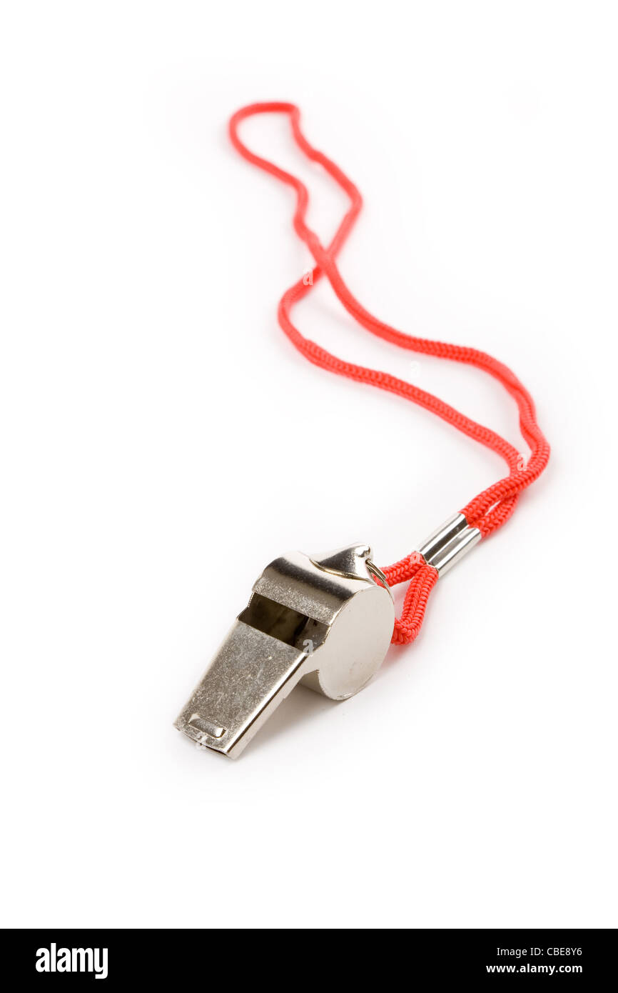 Referee whistle hi-res stock photography and images - Alamy