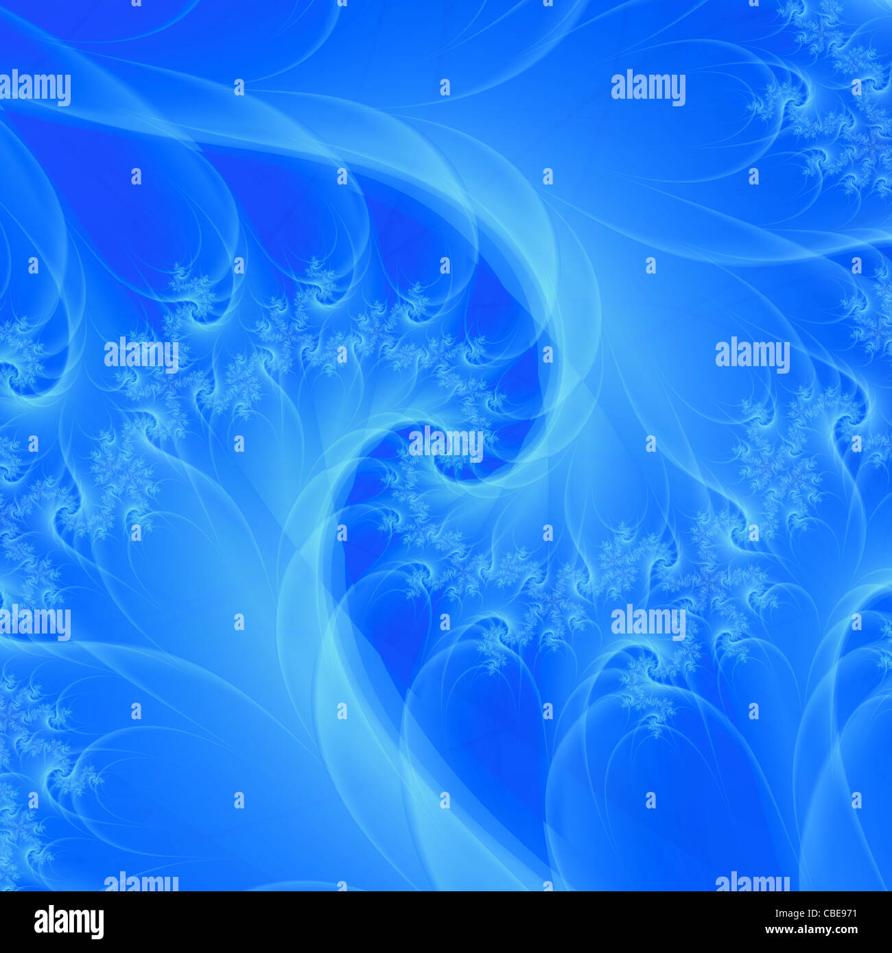 Blue Dream Spiral Stock Photo - Alamy