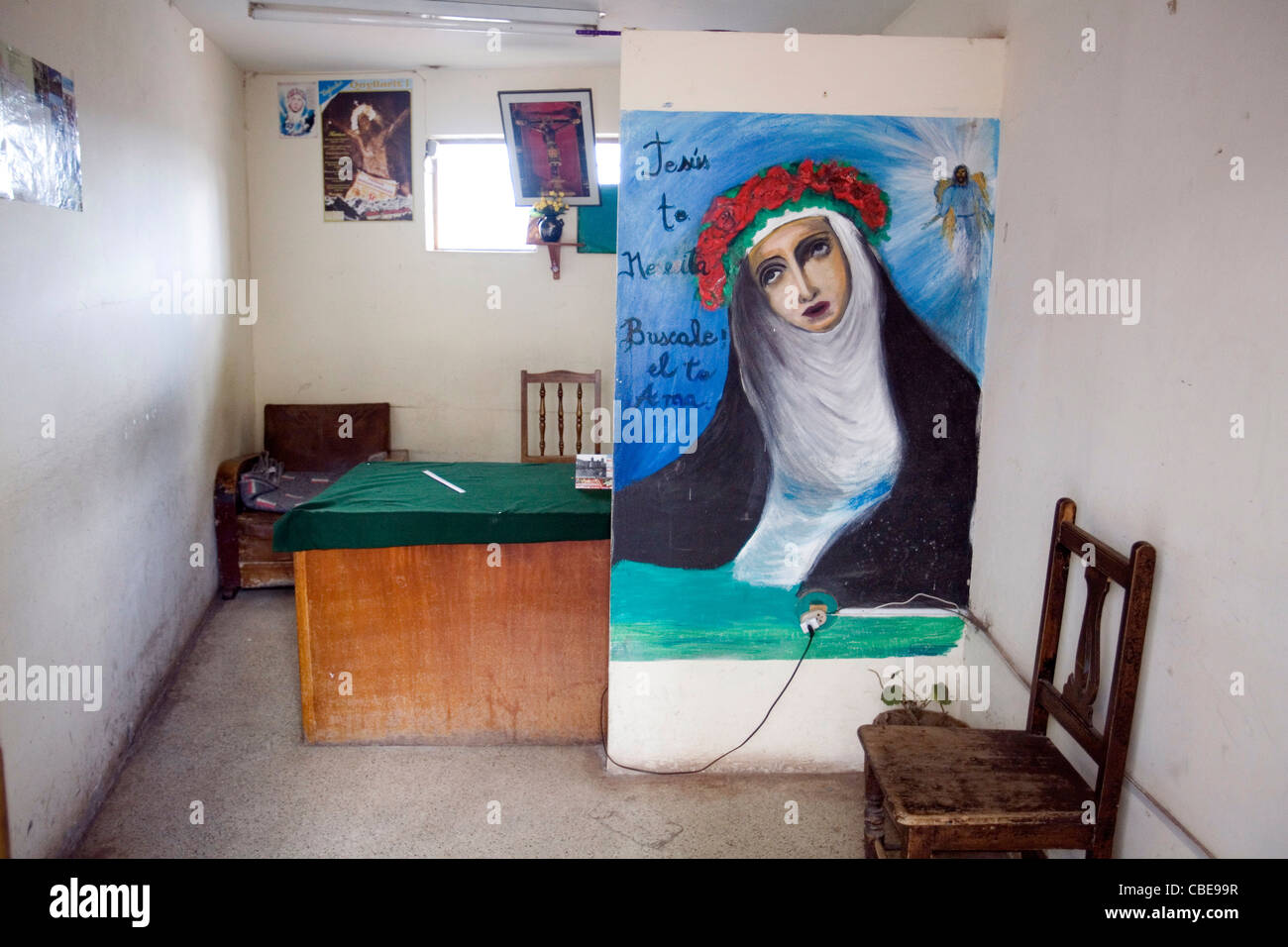 Empty police station in Cusco, Peru Stock Photo - Alamy