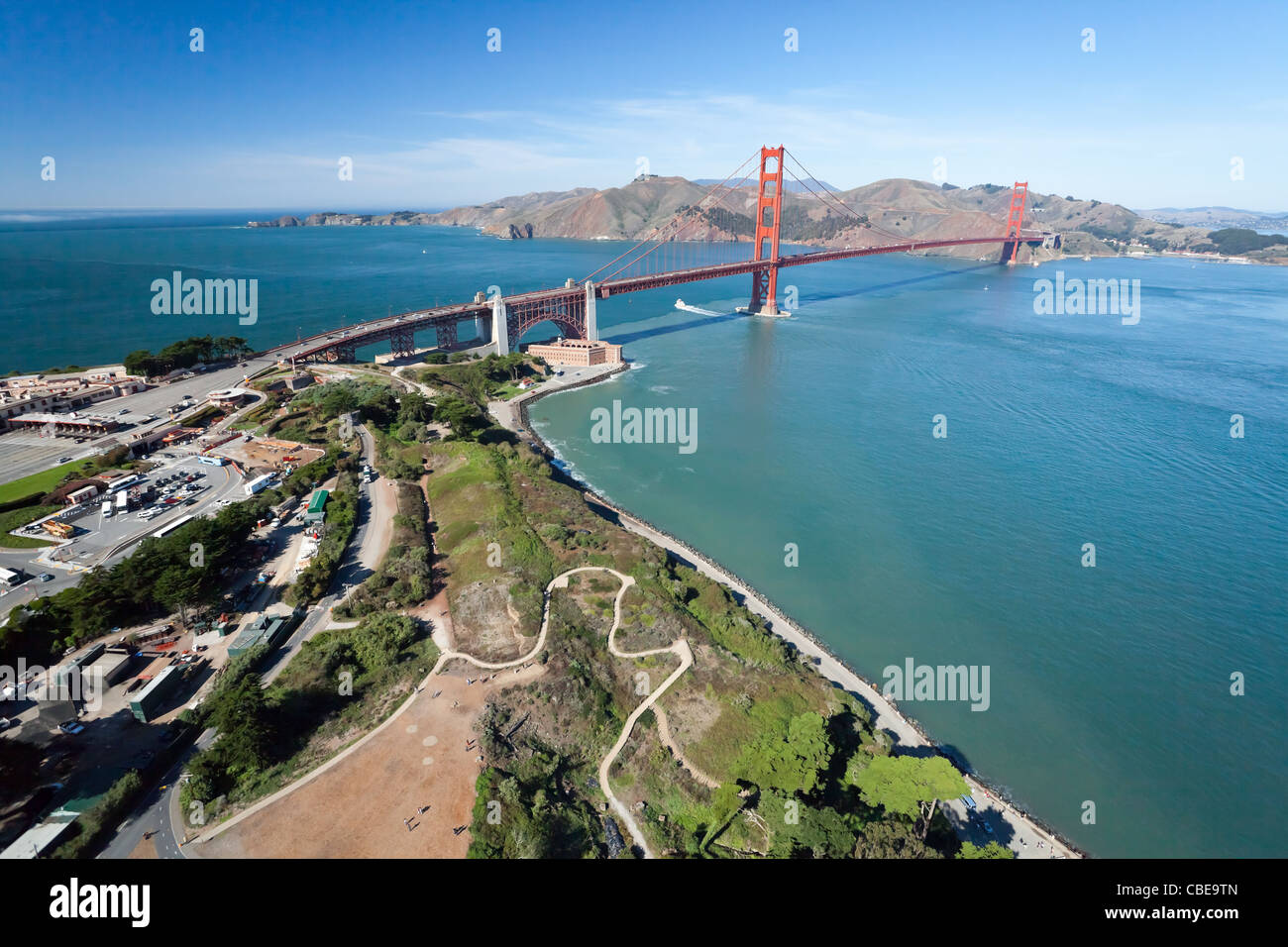 The Golden Gate Bridge and Fort Point Stock Photo - Alamy