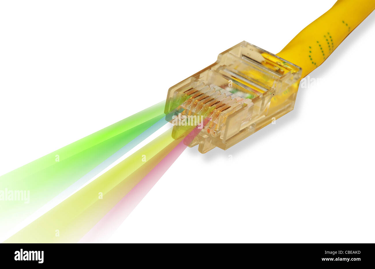Telephone and cable line Stock Photo - Alamy
