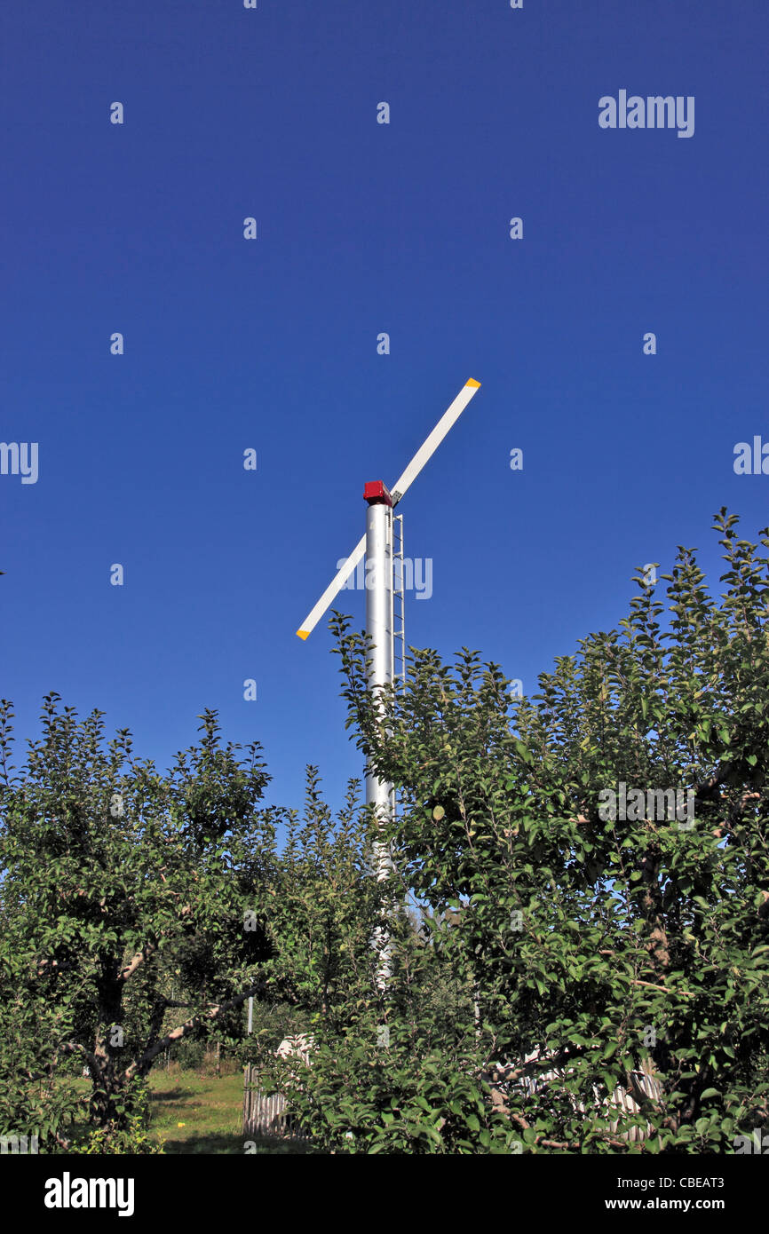 Windmill in apple orchard Fishkill NY Stock Photo - Alamy