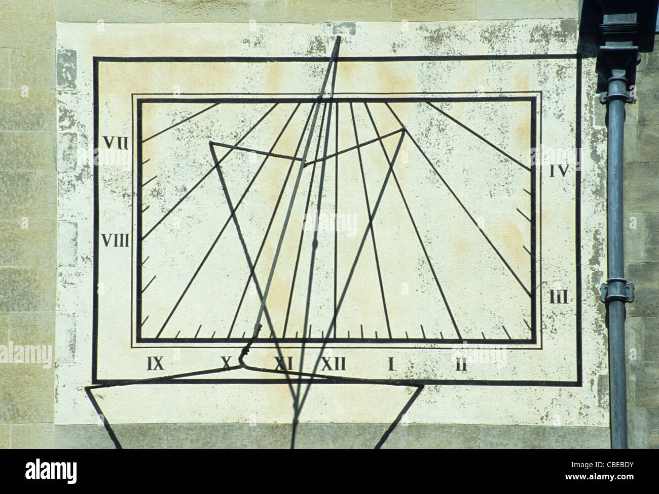 Sundial christ church hi-res stock photography and images - Alamy