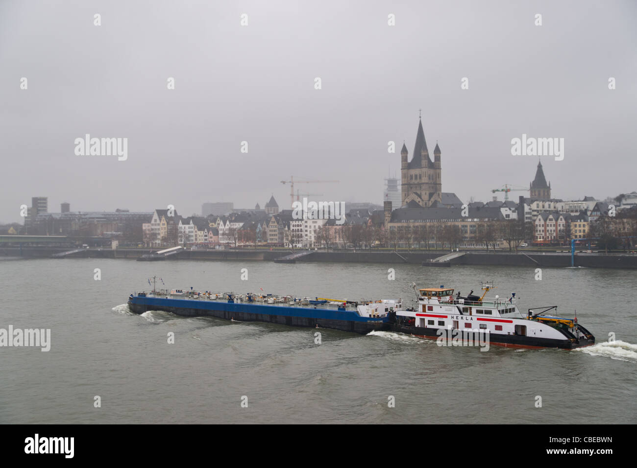 Germany cologne cargo ship hi-res stock photography and images - Alamy