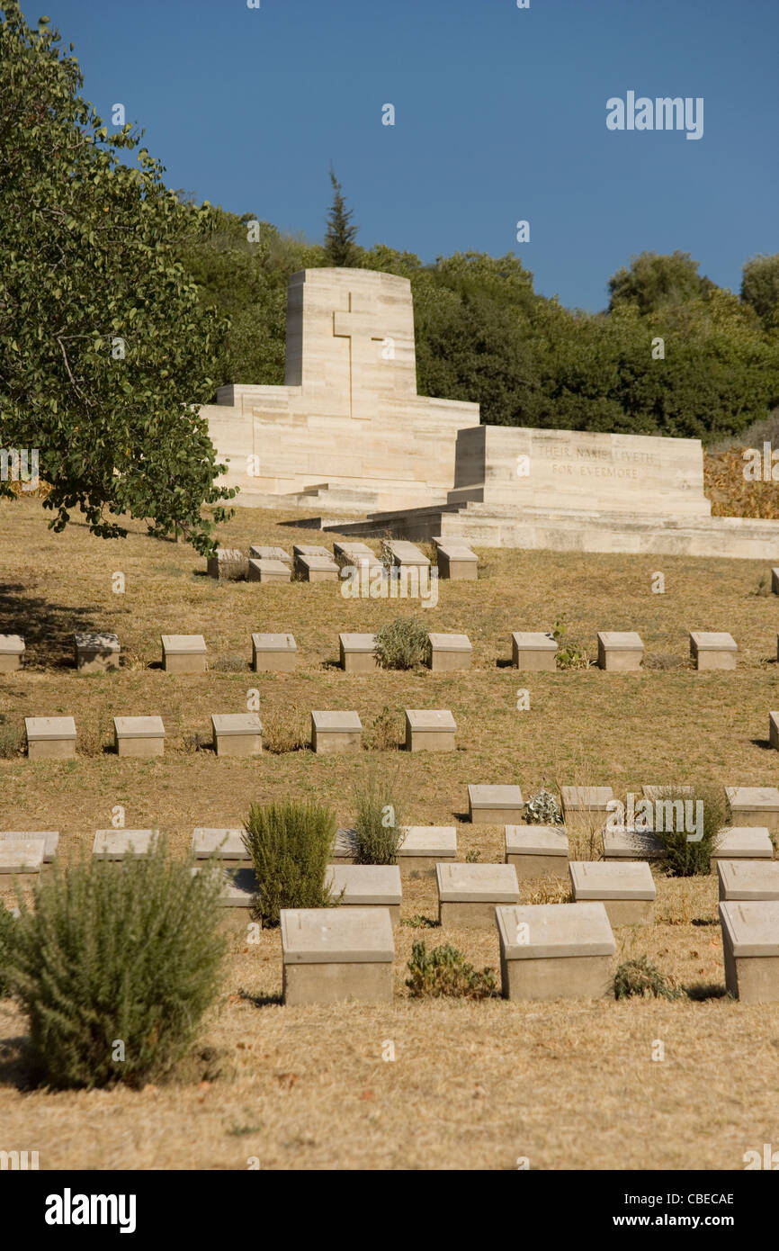 Shrapnel Valley Commonwealth Comission War Graves Cemetery in the Anzac ...