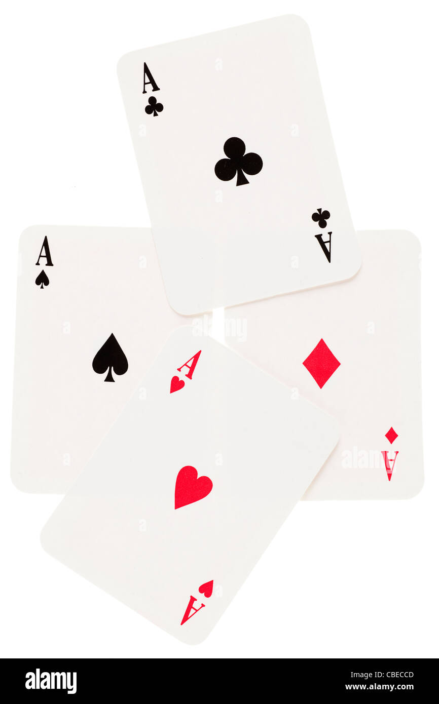 4 aces hi-res stock photography and images - Alamy