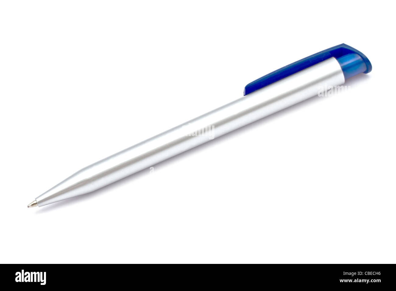 Ball Point Pen Closeup On White background Stock Photo - Alamy