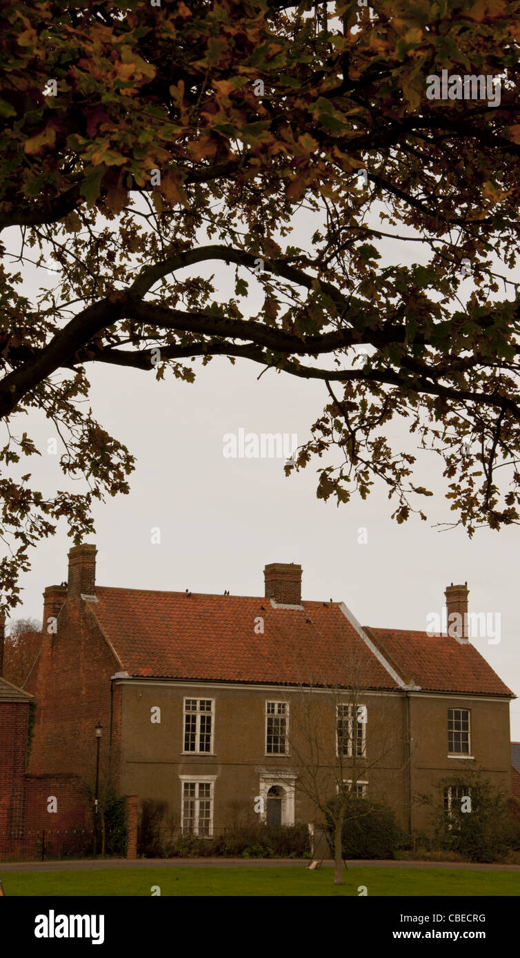 Georgian farm house in need of restoration Stock Photo - Alamy