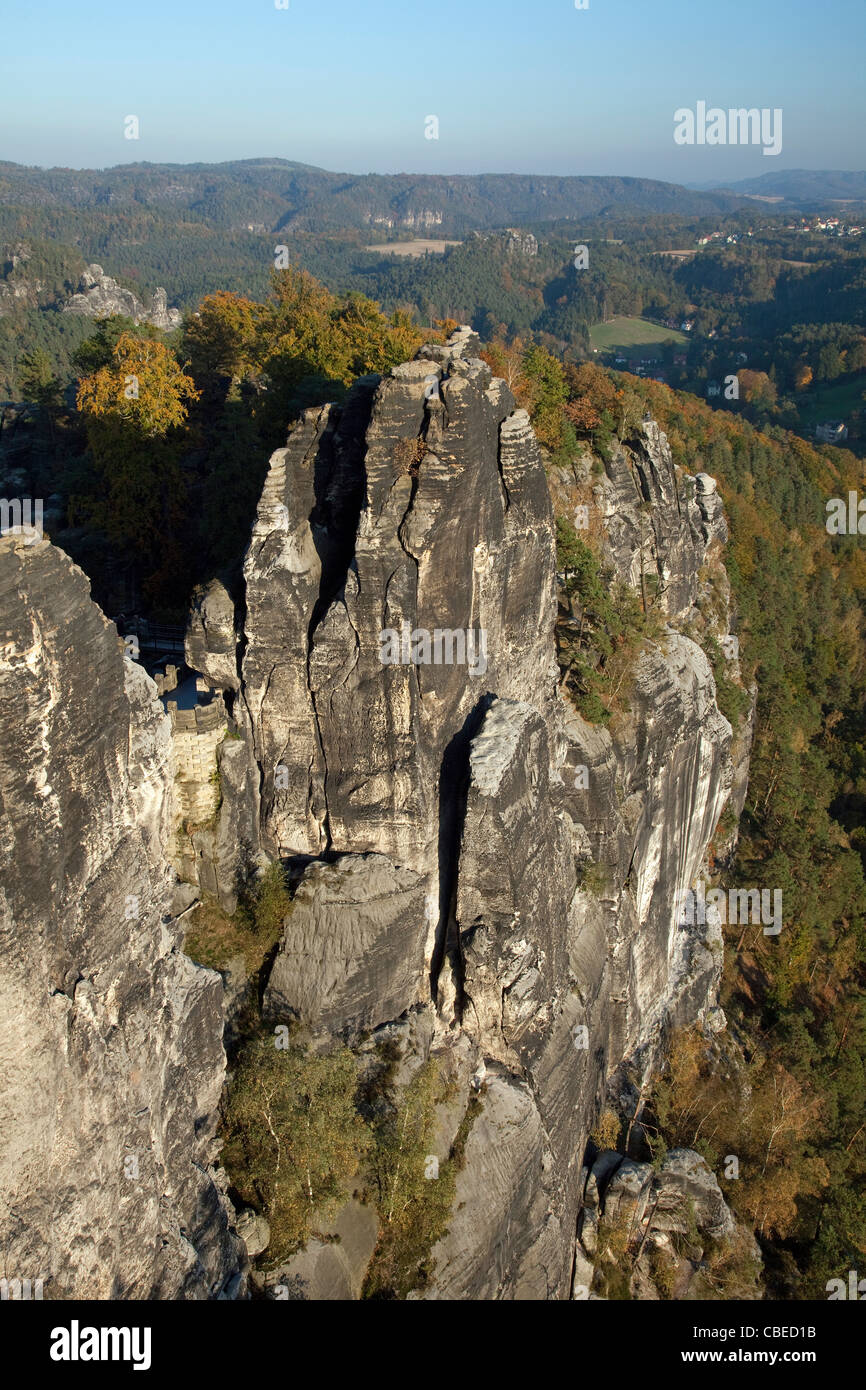 Rock formation bastei hi-res stock photography and images - Alamy