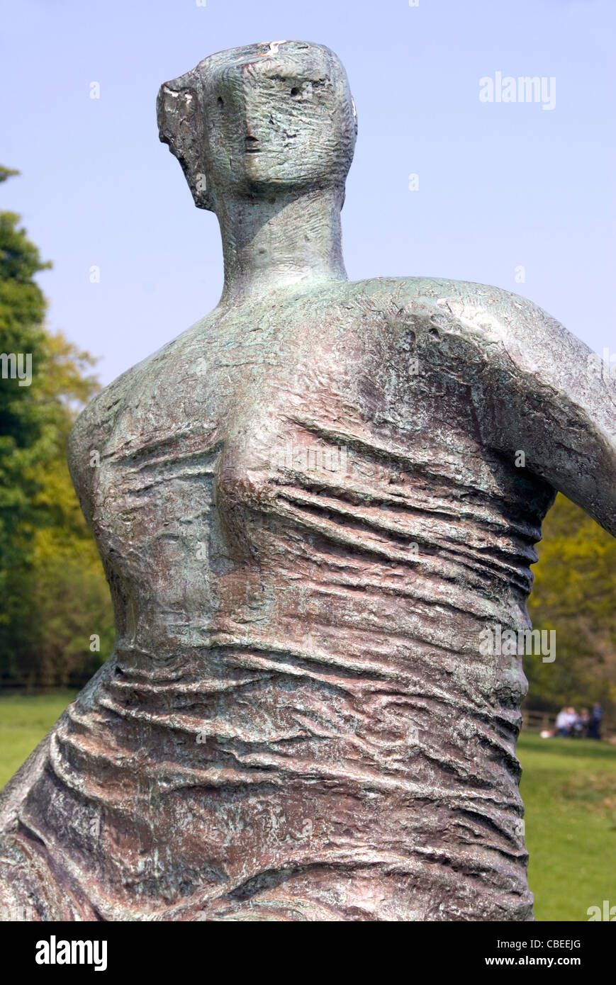 Henry Moore, Draped Seated Woman, 1957-58 Bronze, Yorkshire Sculpture ...