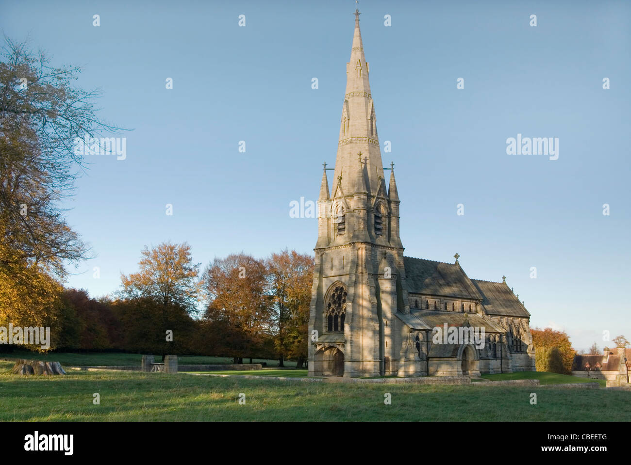 St. Marys Church, Studley Royal Stock Photo - Alamy