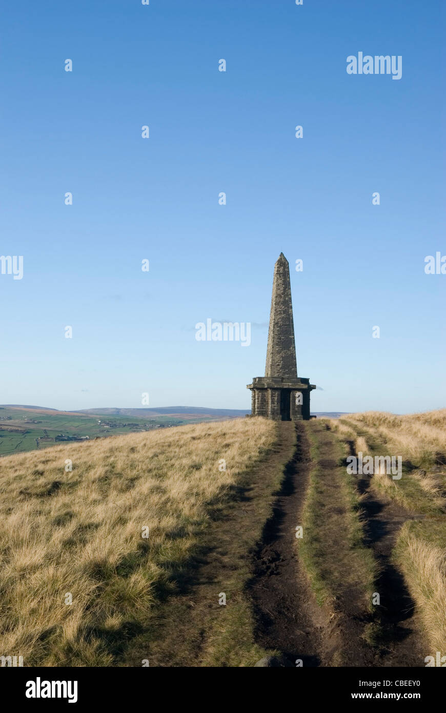 Stoodley Pike in Calderdale, West Yorkshire, UK Stock Photo - Alamy