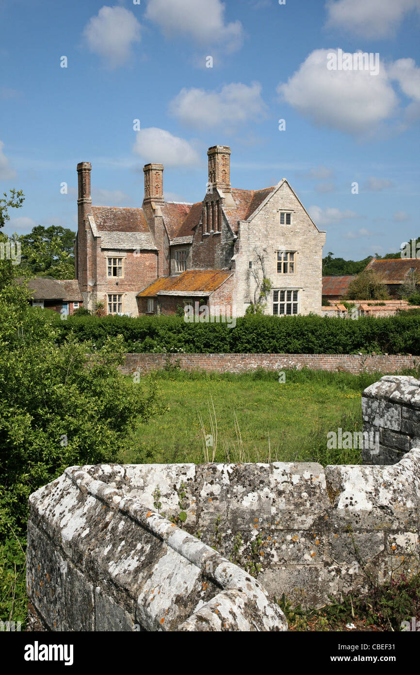 Woolbridge Manor House, a 14th century building near the village of ...