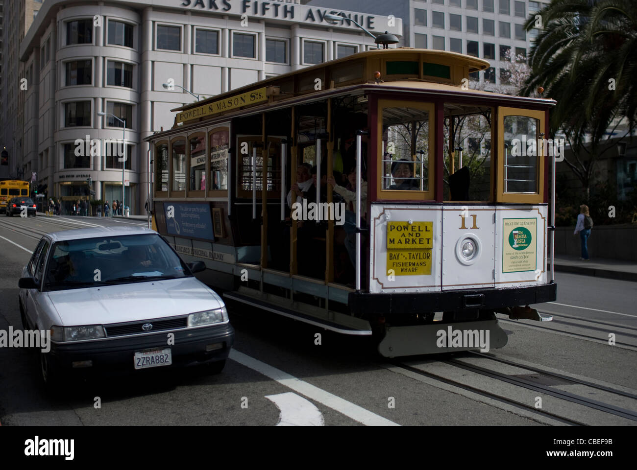 Tram,San Francisco,California,Cable Car Stock Photo - Alamy