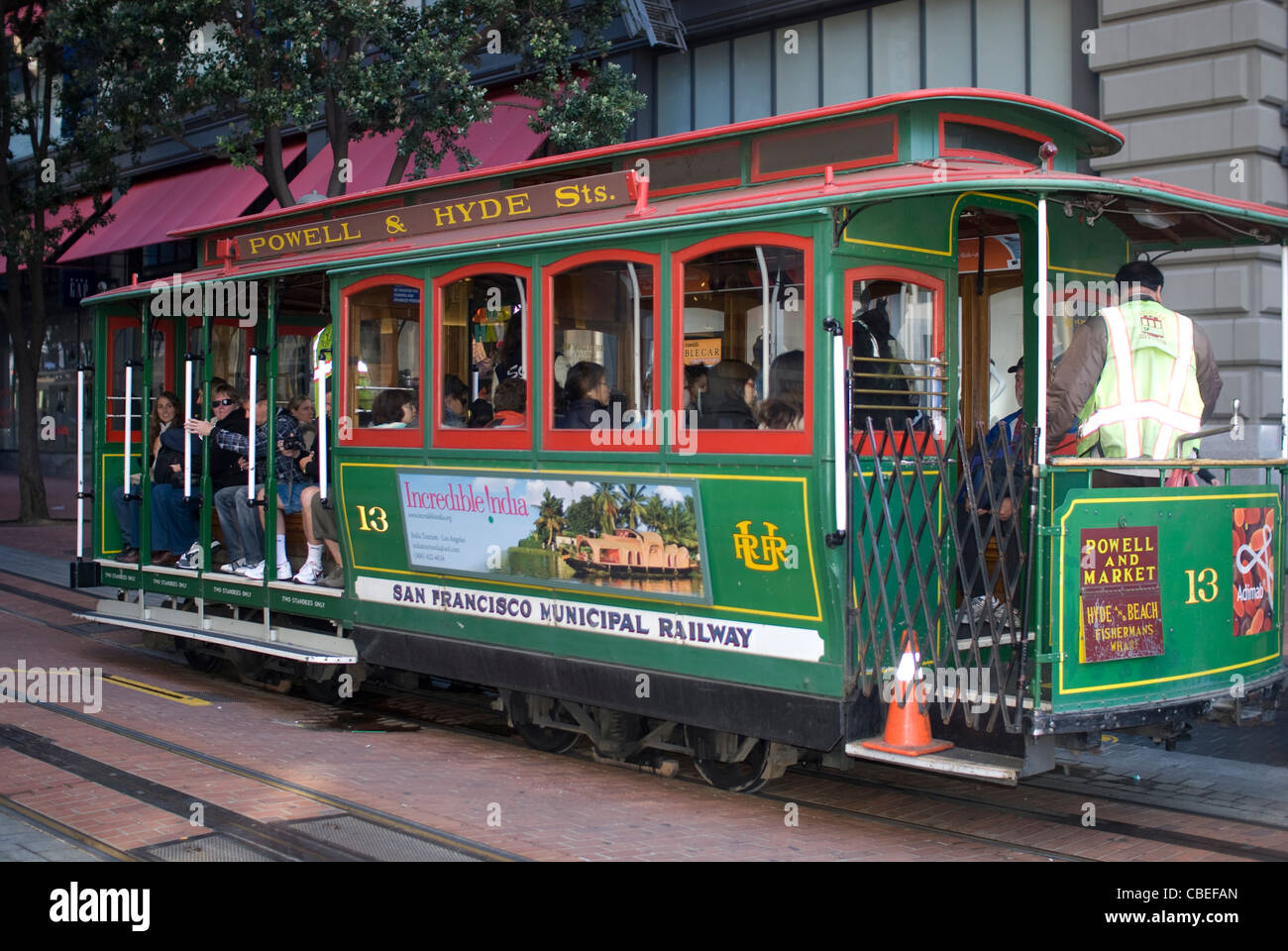Tram,San Francisco,California,Cable Car Stock Photo - Alamy