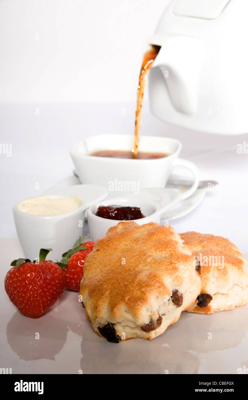 English cream tea hi-res stock photography and images - Alamy