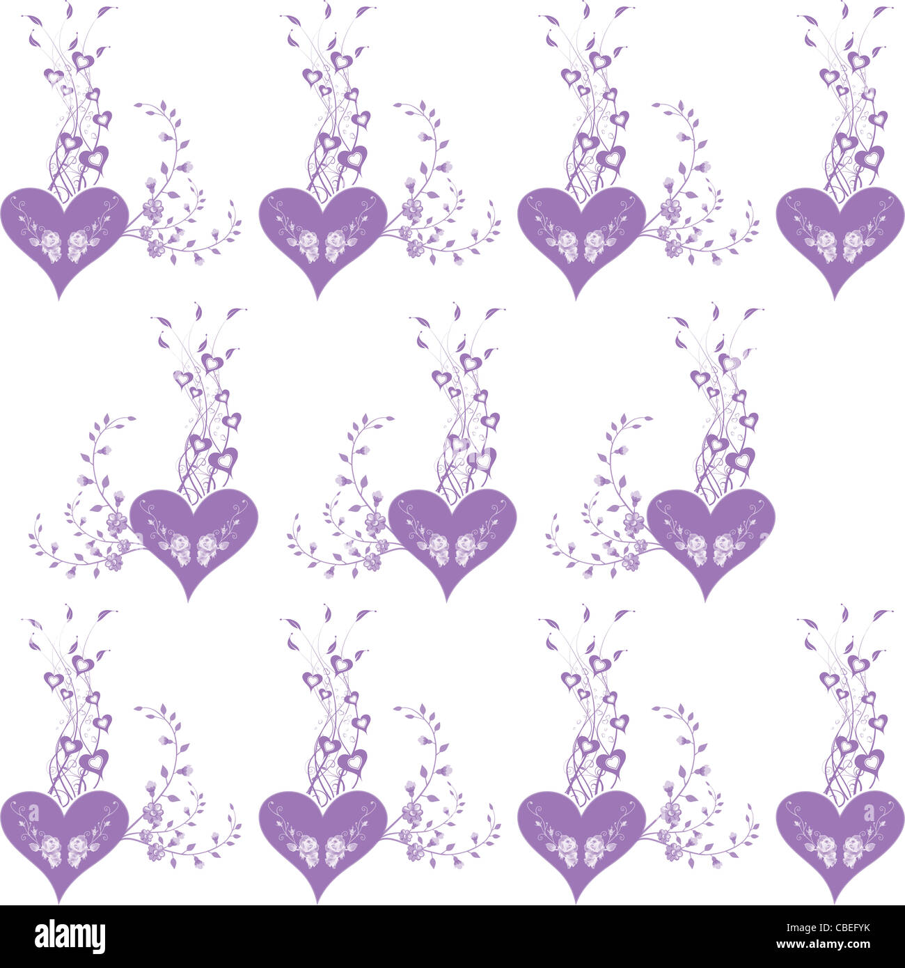 Floral heart shapes hi-res stock photography and images - Alamy