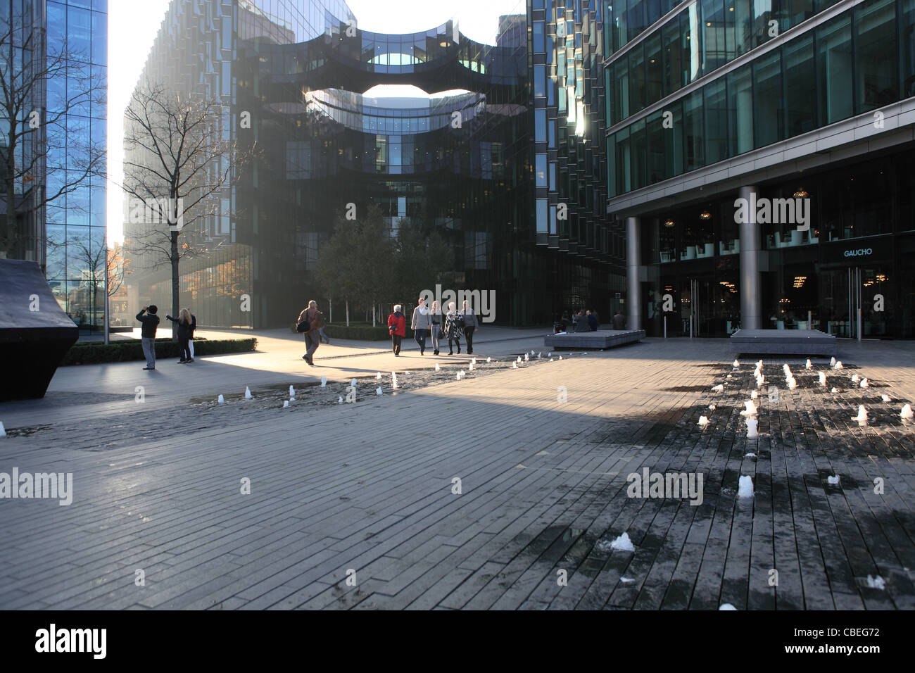 The corporate buildings of More London Riverside, near, Tower Bridge ...