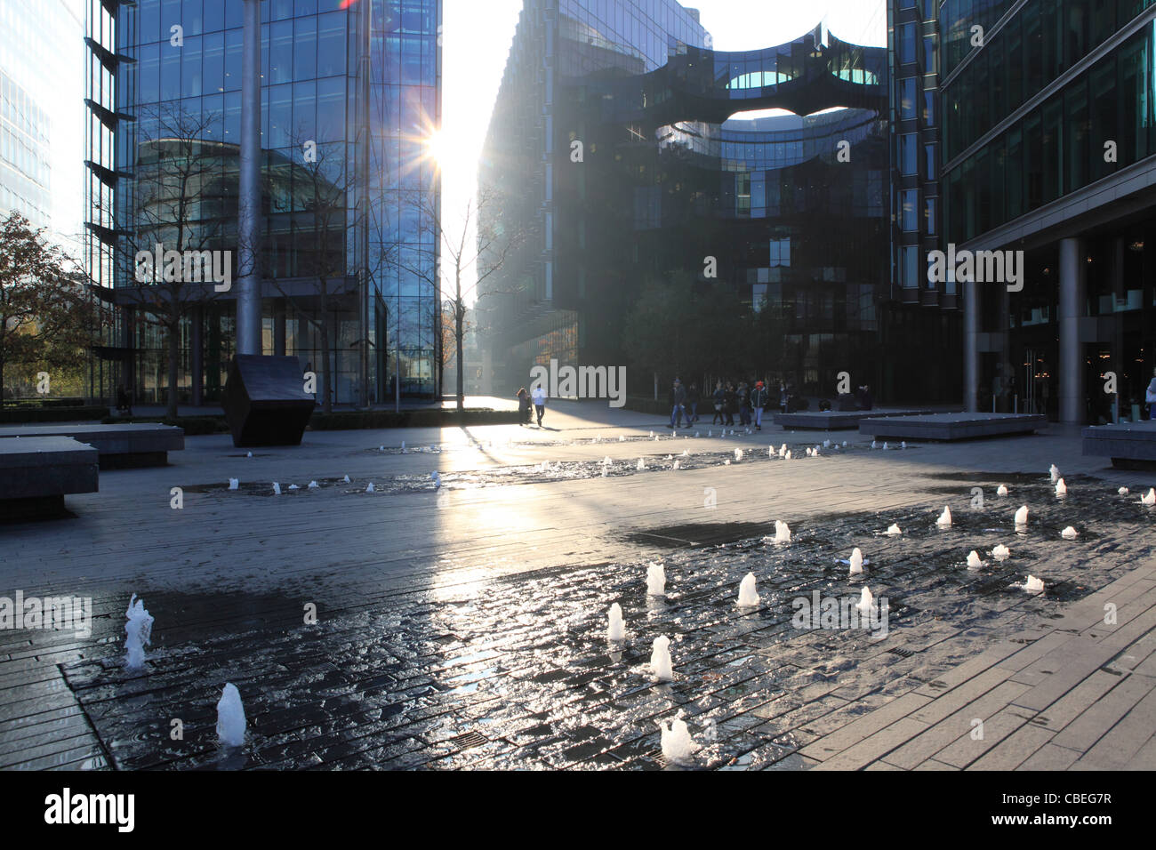 The corporate buildings of More London Riverside, near, Tower Bridge ...