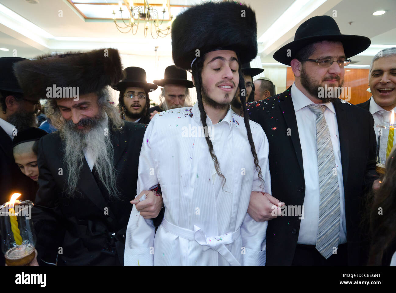 Jewish orthodox wedding celebration. Jerusalem. Israel Stock Photo - Alamy