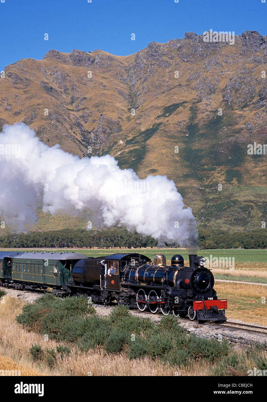 The Kingston Flyer - Historic Steam Train seen leaving Fairlight ...
