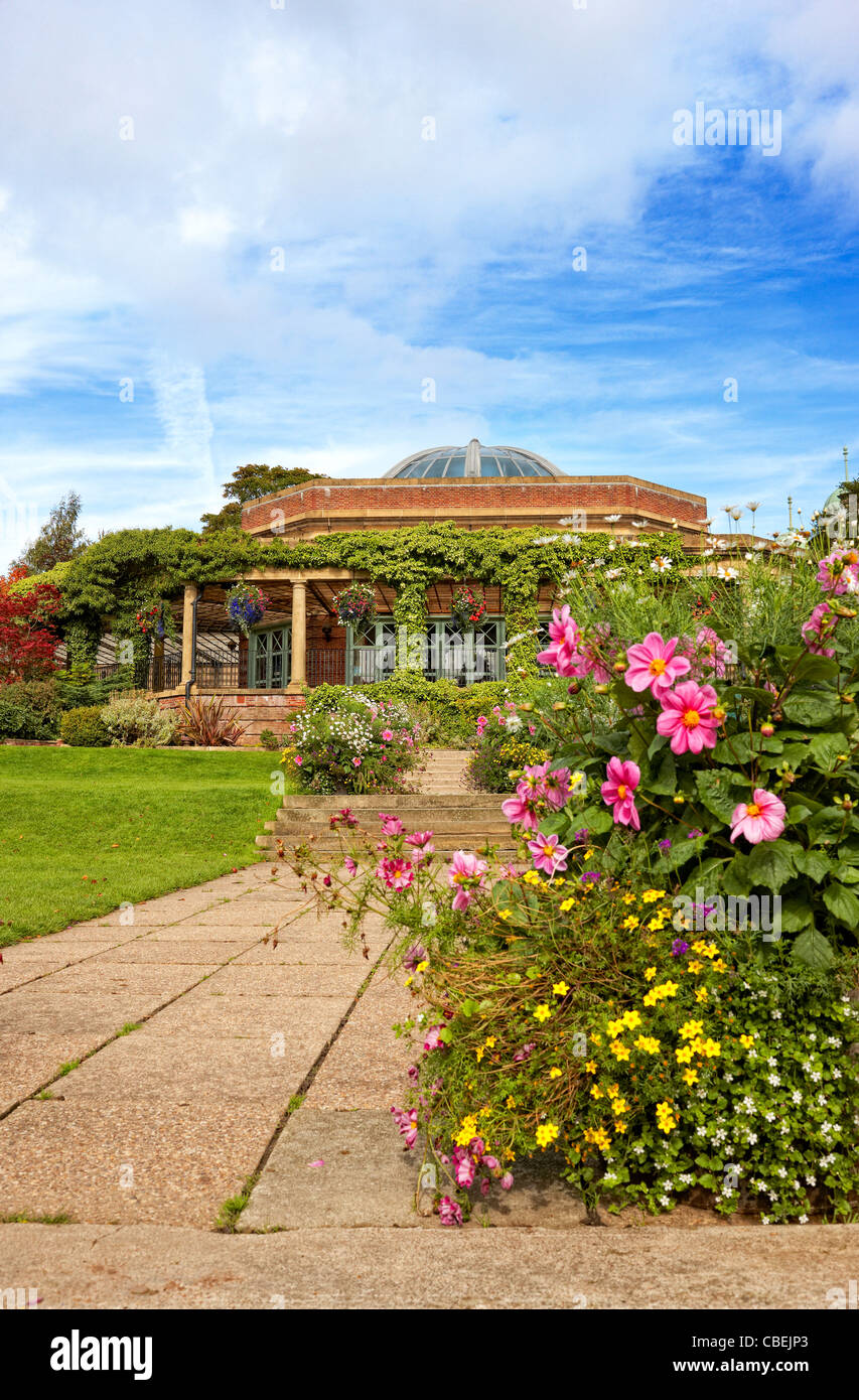 The Sun Pavillion in Harrogate's Valley Gardens Stock Photo - Alamy