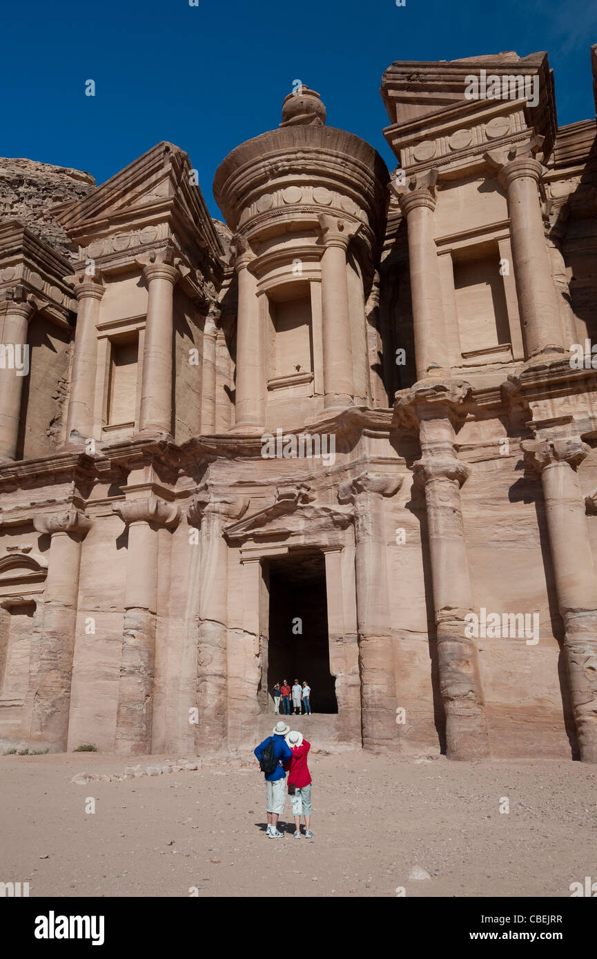 The Monastery at Petra, Jordan Stock Photo - Alamy