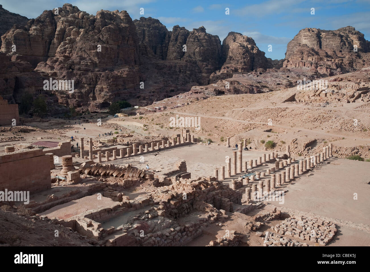 Petra "City Centre" Jordan Stock Photo - Alamy