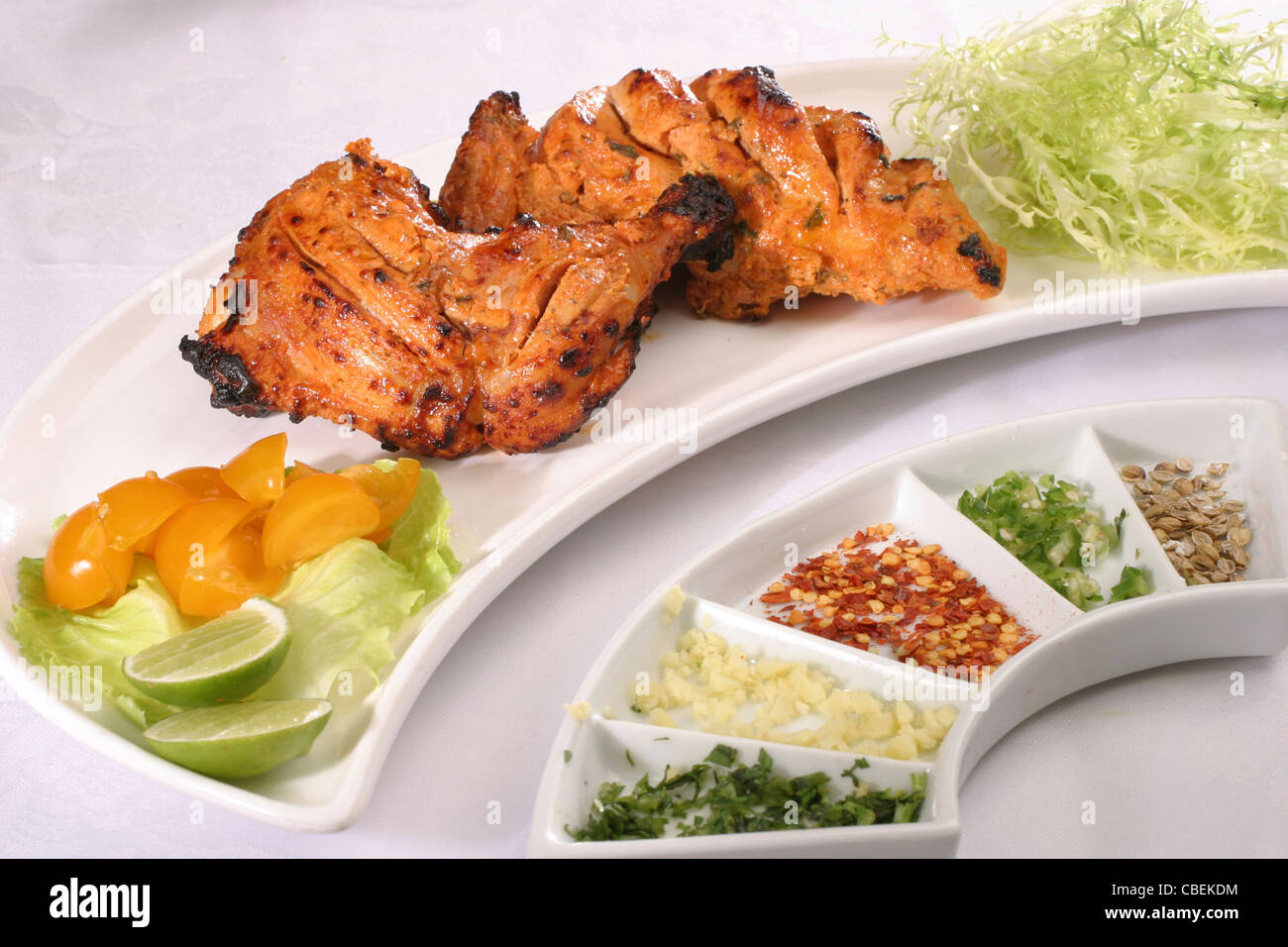Indian food spicy chicken hi-res stock photography and images - Alamy