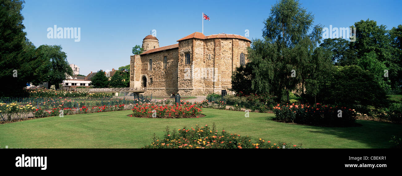 Colchester Castle Museum Essex Summer Upper Castle Park England Stock ...