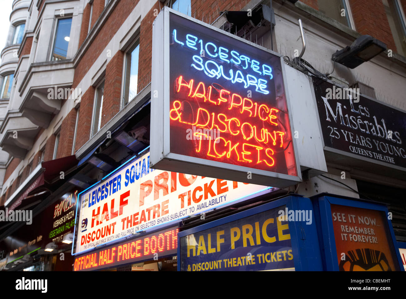 discount ticket outlet leicester square london england uk united ...