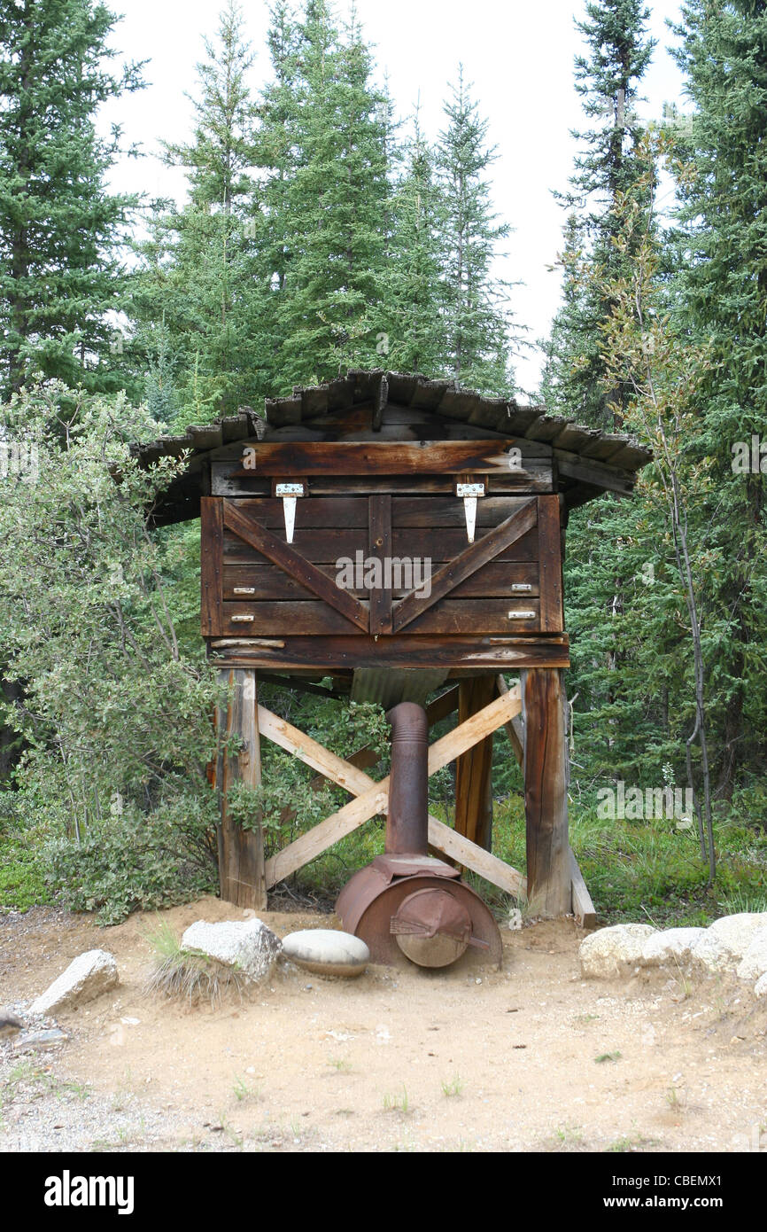 Meat storage smoke house Stock Photo - Alamy