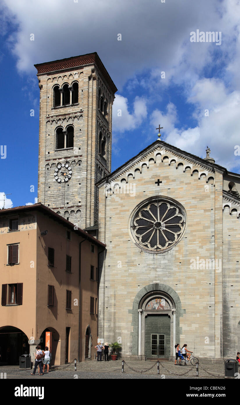 Italy, Lombardy, Como, San Fedele Basilica Stock Photo - Alamy