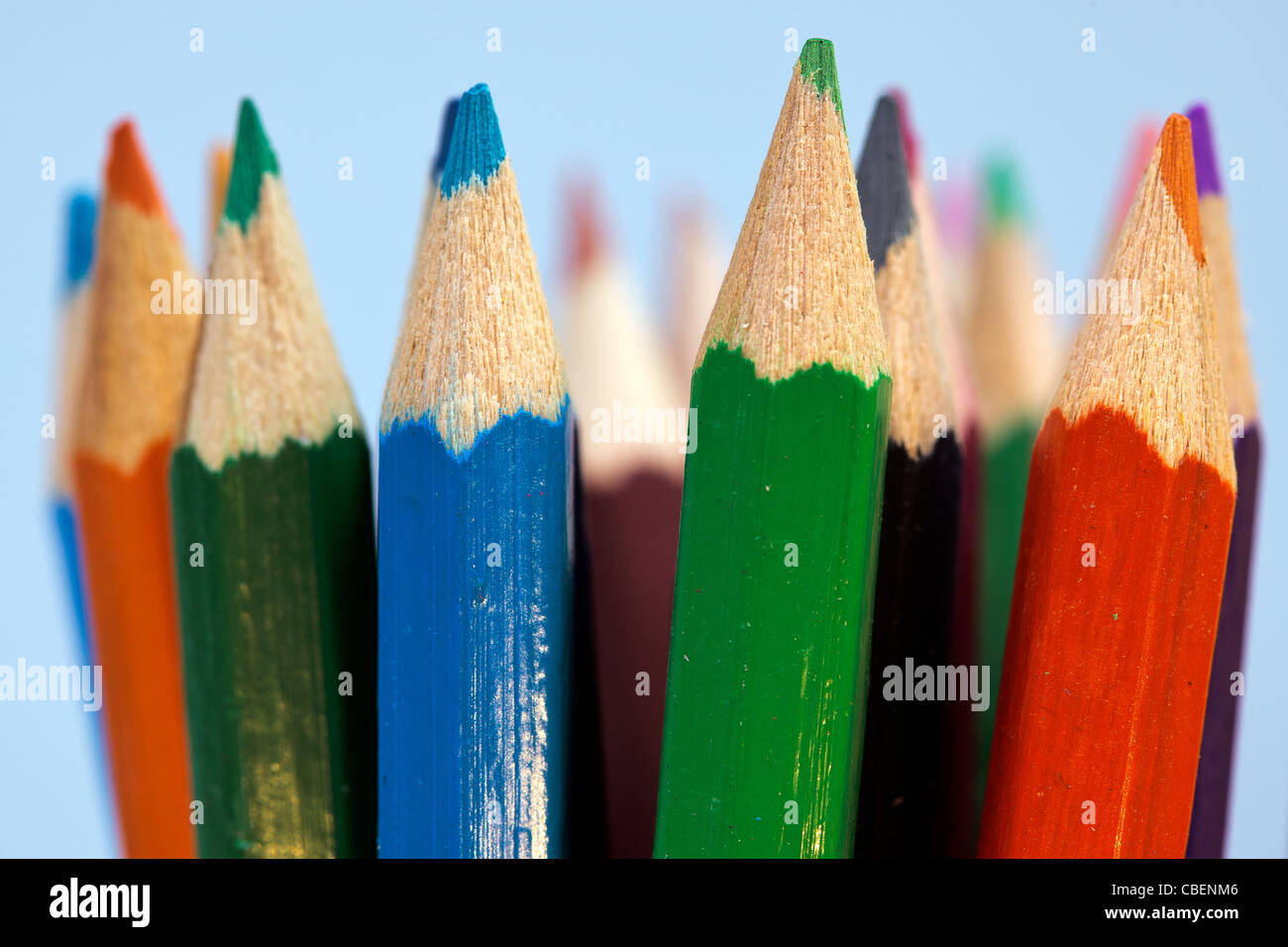 A group of coloured pencils Stock Photo - Alamy