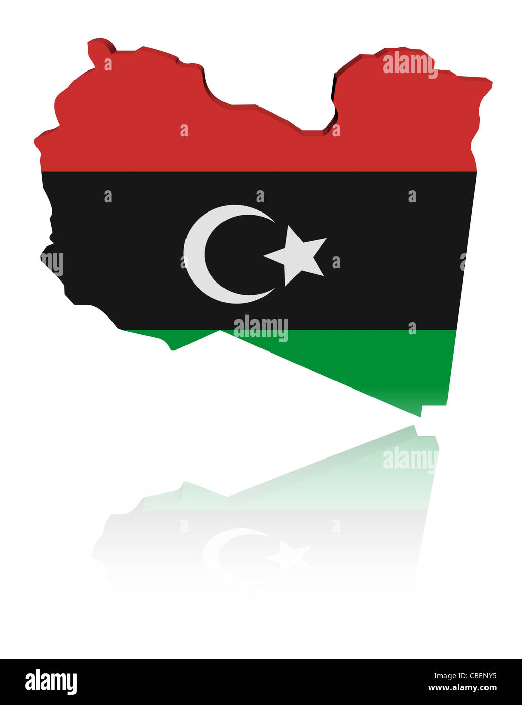 Libya map hi-res stock photography and images - Alamy