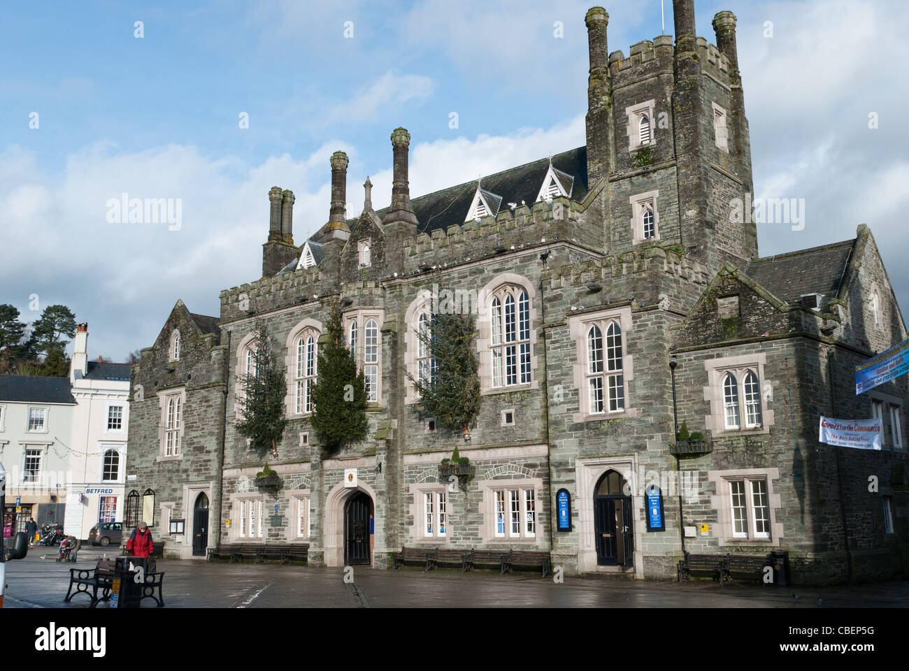 Tavistock Town Hall in Devon Stock Photo - Alamy