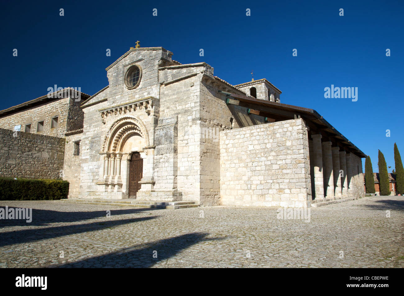 public church of wamba village in valladolid spain Stock Photo - Alamy