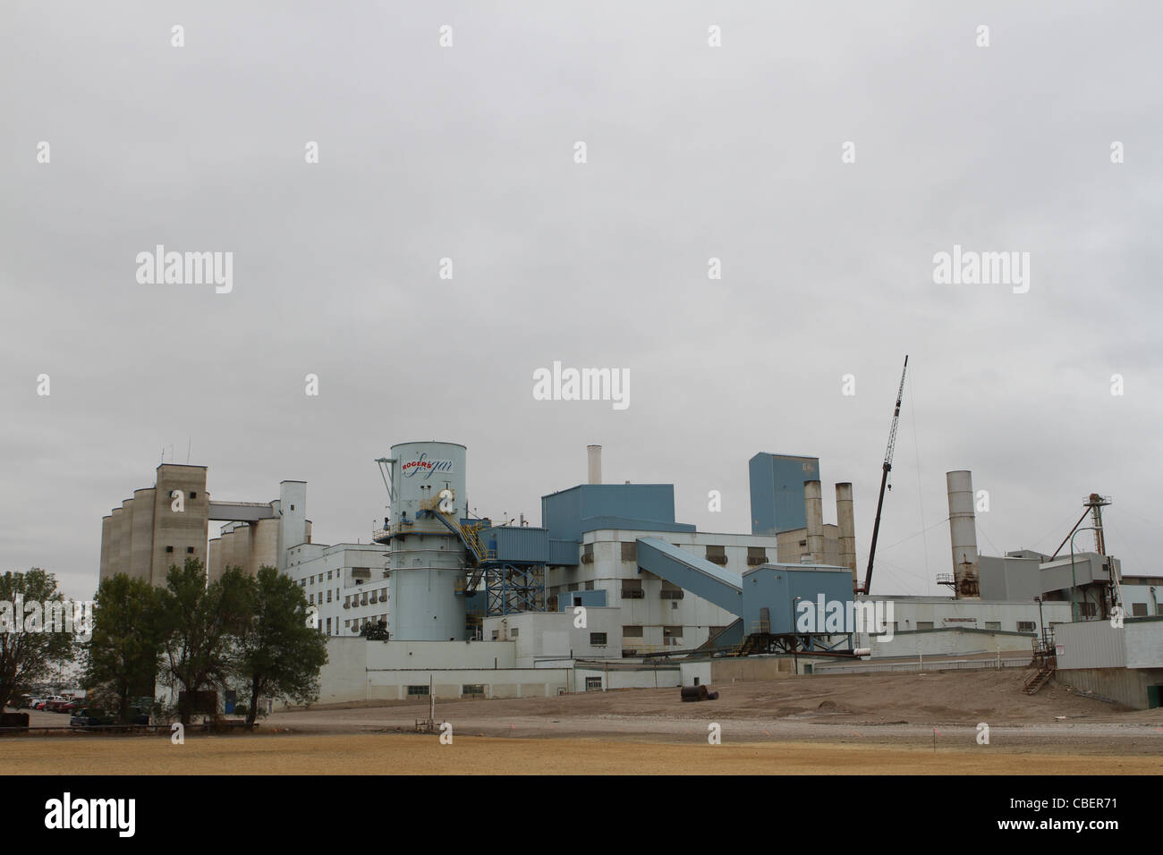 Sugar beet processing plant in Tabor, Alberta, Canada, Canadian ...