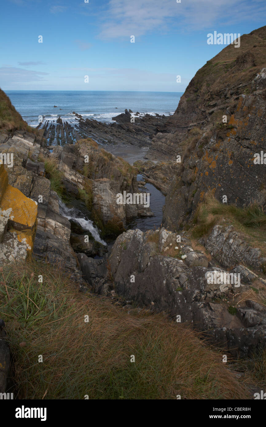 At Welcombe Mouth. Devon Stock Photo - Alamy