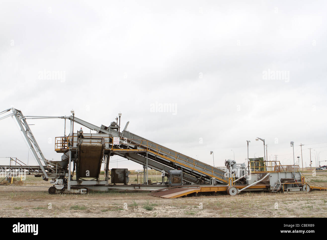 Sugar beet processing plant in Tabor, Alberta, Canada, Canadian ...